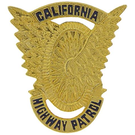 California Highway Patrol Motorcycle Lapel Pin State Trooper Police Enamel Pin Backpack Tie