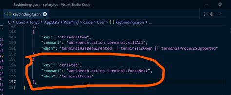 Code 12 Create New Key Bindings In Vscode Via Json File Tonys Blog ️