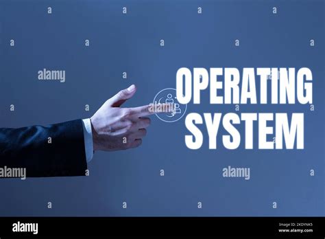 Hand Writing Sign Operating System Concept Meaning Software That Supports A Computer S Is Basic