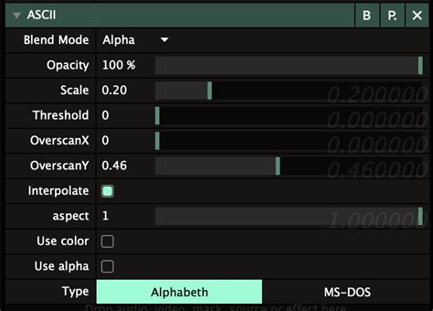 ascii effect the resolume marketplace