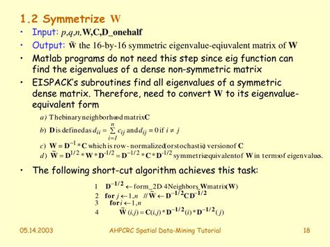 Ppt Ahpcrc Spatial Data Mining Tutorial On Scalable Parallel Formulations Of Spatial Auto