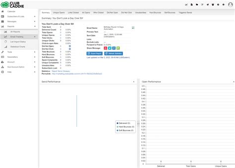 View Tracking Reports For Your First Email