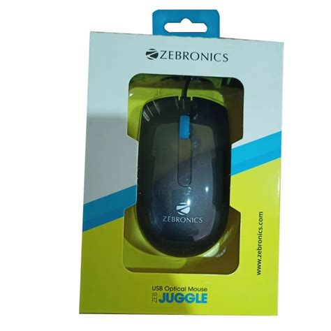 Zebronics Zeb Juggle Usb Optical Mouse At ₹ 150piece Zebronics Mouse