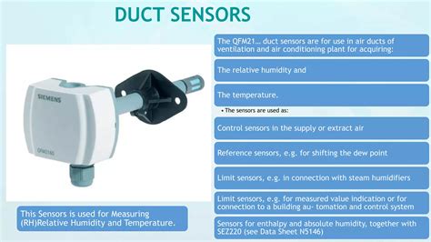 Siemens Duct Sensor Pptx Physics Science