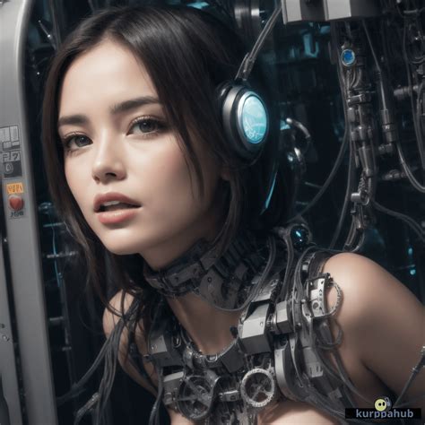 A Closeup Of A Test Subject Held In A Metal Harness Frame Ai Porn