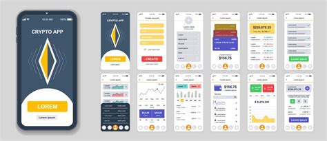 Phone Gui Template Wireframe Ui Kit Royalty Free Vector