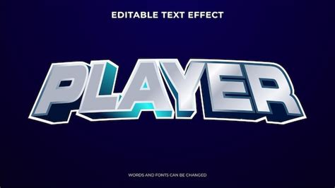 Редактируемый 3d текстовый эффект Бесплатно векторы