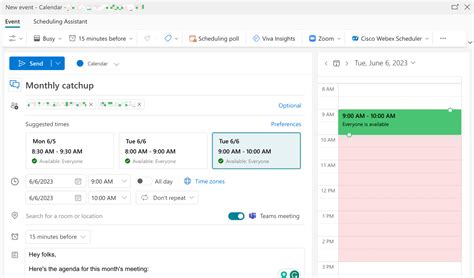 How To Use Scheduling Assistant In Outlook Zapier