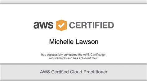 Michelle Lawson On Linkedin Awscertified