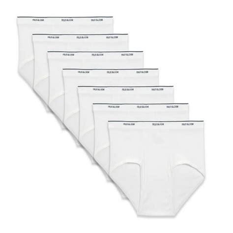 White Briefs Underwear Tighty Whities Mens