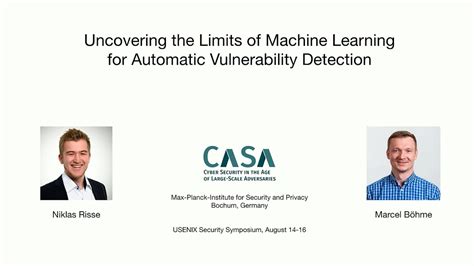 Usenix Security 24 Uncovering The Limits Of Machine Learning For Automatic Vulnerability
