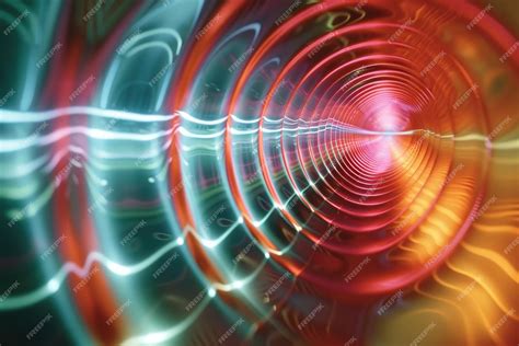 Premium Photo Illustration Of The Phenomenon Of Diffraction In Wave
