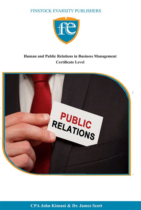 Human And Public Relations In Business Management Certificate Level