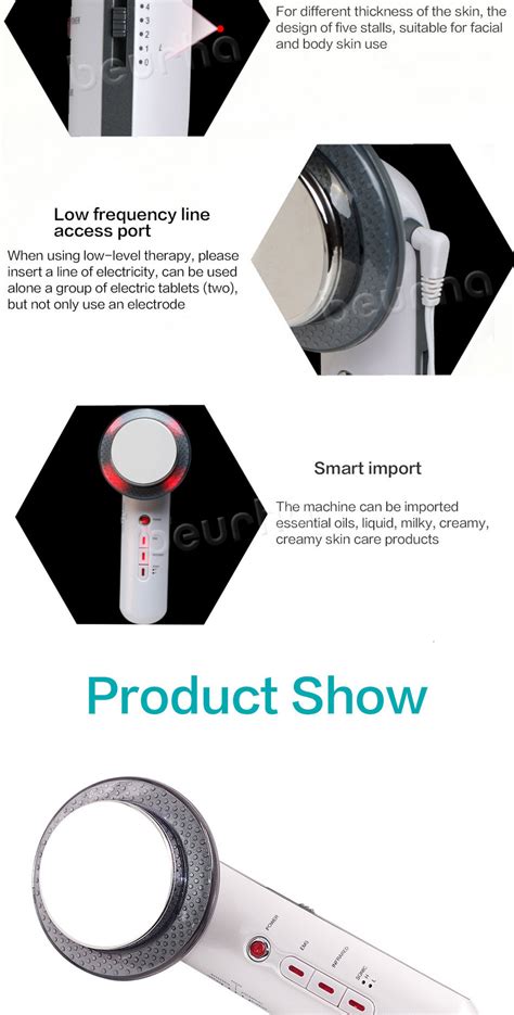 Badu Bg 3 в 1 Ултразвукова кавитационна машина за отслабване на тялото Масажор Антицелулитна