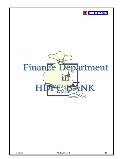 Organization Study On Hdfc Bank PDF