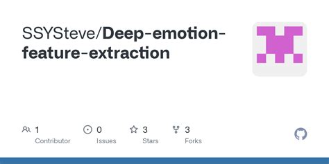 Github Ssysteve Deep Emotion Feature Extraction