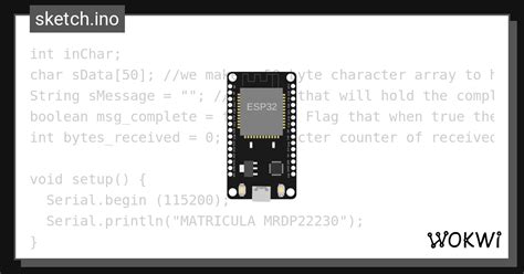 Le2serialread Wokwi Esp32 Stm32 Arduino Simulator