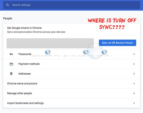 Turn Off Google Chrome Sync