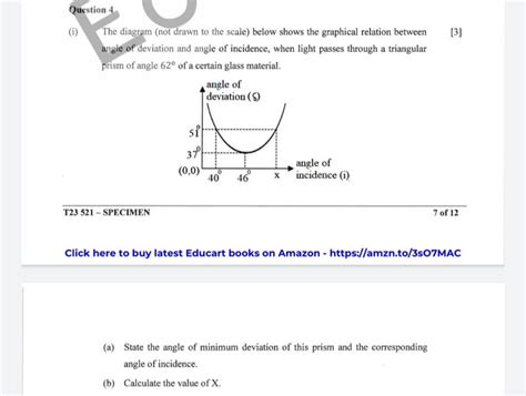 I The Diagram Not Drawn To The Scale Below Shows The Graphical Relati