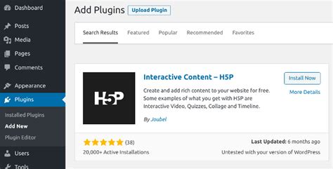 create interactive content in wordpress with the h5p plugin