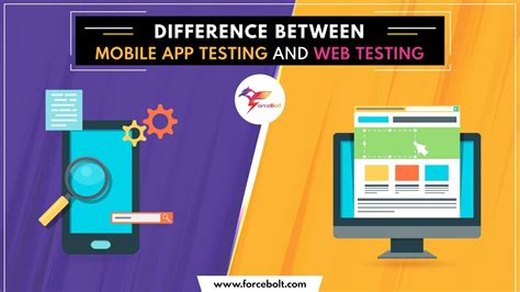 difference between mobile app testing and web testing youtube