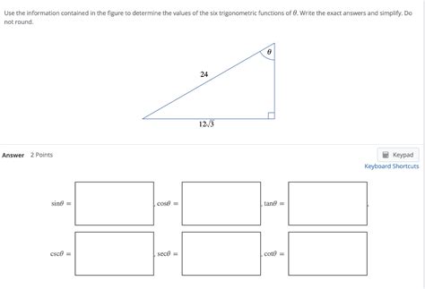 Solved Use The Information Contained In The Figure To