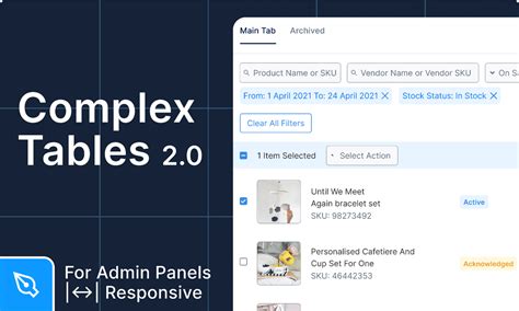 Complex Tables Figma