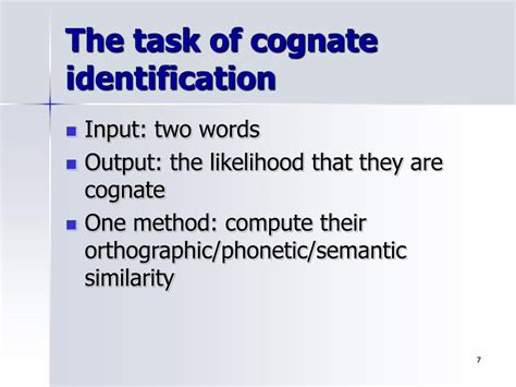 Ppt Cognates And Word Alignment In Bitexts Powerpoint Presentation Free Download Id4708059