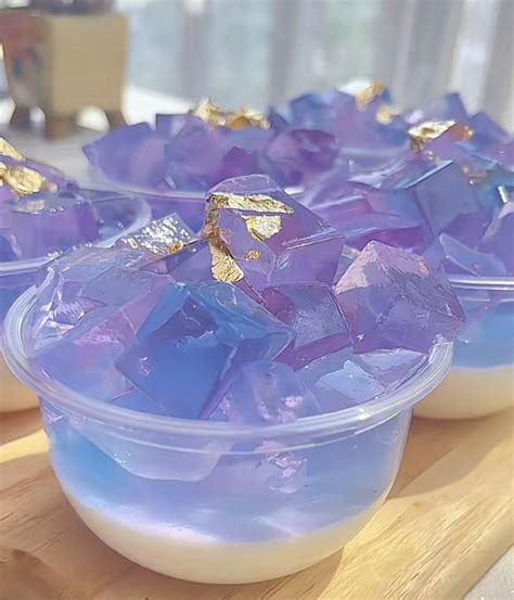 星空冰粉奶冻