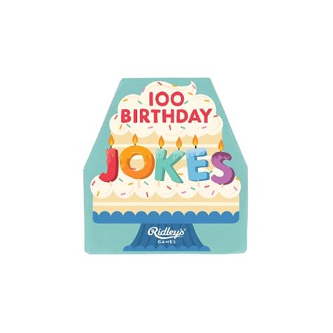 100 Birthday Jokes By Ridleys Games Waterstones