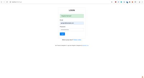 Seri Tutorial Codeigniter 4 Membuat Fitur Login Dan Register