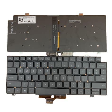 Siakoocty For Dell Latitude 7410 7410 2 In 1 Keyboard Backlit No Frame Us Shopee Singapore