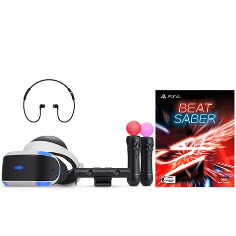 Sony Playstation Vr Beat Saber Bundle Best Music Rhythm Game On Psvr Cuh Zvr2