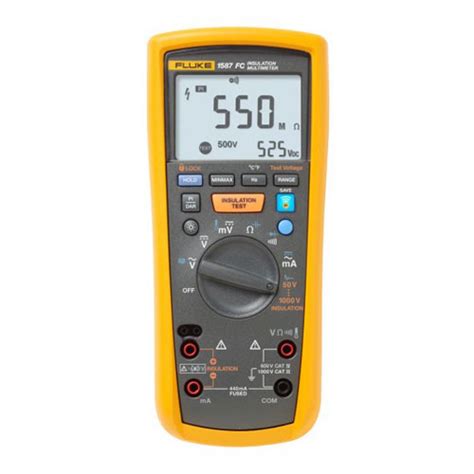 Fluke 1587 Fc Тусгаарлагчийн эсэргүүцэл хэмжигч