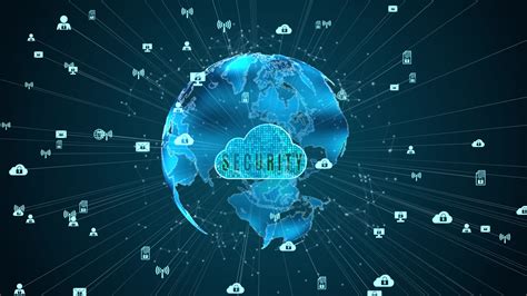 Secure Data Network Digital Cloud Computing Cyber Security Concept 1622454 Stock Video At Vecteezy