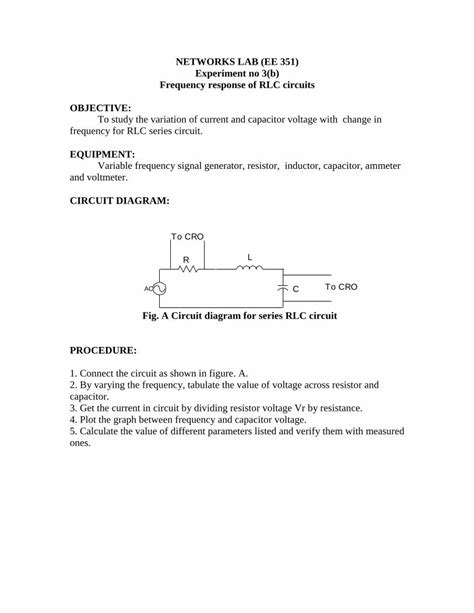 pdf frequency response of rlc series circuit dokumen tips
