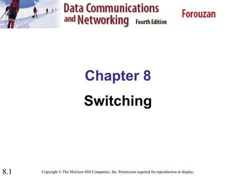 Chapter 8 Switching Computernetwork Ppt