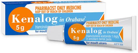 Dental Paste For Mouth Ulcers Kenalog In Orabase®