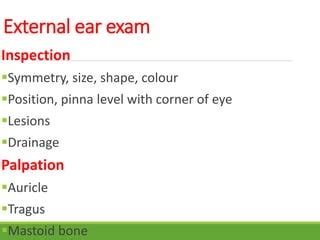 Ear Assessmentpptx
