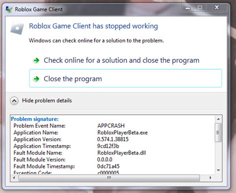 Roblox Bit Player Will Not Run On Windows Engine Bugs Developer Forum Roblox