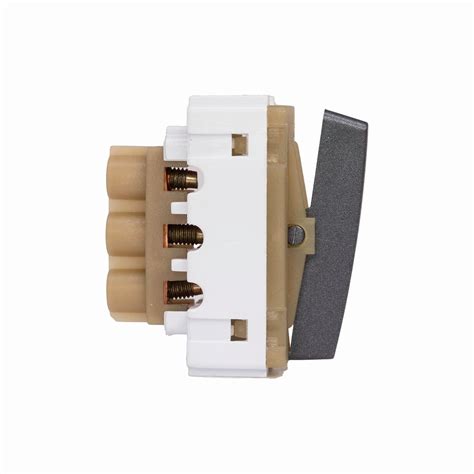 Módulo 1 Interruptor Paralelo Preto Grafite Novara Dc 1600 258 Dicompel Andra