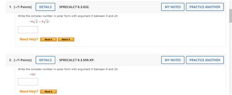 [solved] please help 1 points] sprecalc7 8 3 032 write