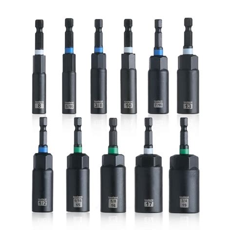 Toolant Magnetic Nut Driver Bit Set For Impact Driver Socket Set For