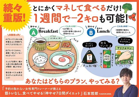 もっと 神やせ7日間ダイエット 食べて食欲リセット、運動なしでやせる バリエーション豊富 満腹感アップ ／石本哲郎 Kirimaja