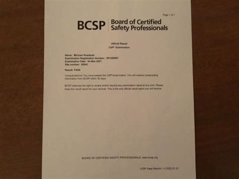 Michael Roadside On Linkedin Passed My Csp Exam 77 Comments