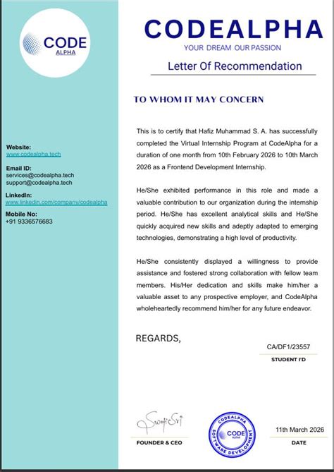 Internship Cpp Softwaredevelopment Learning Codealpha Safwan Aamir