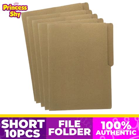 Kraft File Folder Pts Thick Short Letter Size Pack Of Shopee Philippines