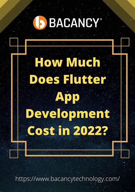 how much does flutter app development cost in 2022 by bacancy