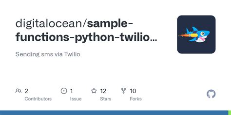 Github Digitaloceansample Functions Python Twilio Sms Sending Sms
