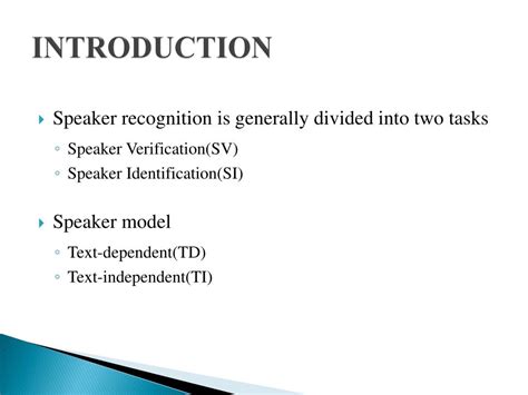 Ppt Text Independent Speaker Identification Using Gaussian Mixture Model Powerpoint
